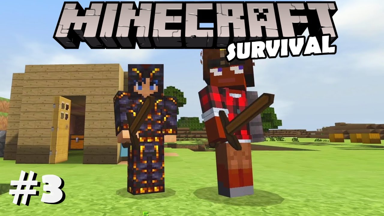 Minecraft Survival Let's Play Ep 3 - Mastering Mining & Crafting - YouTube