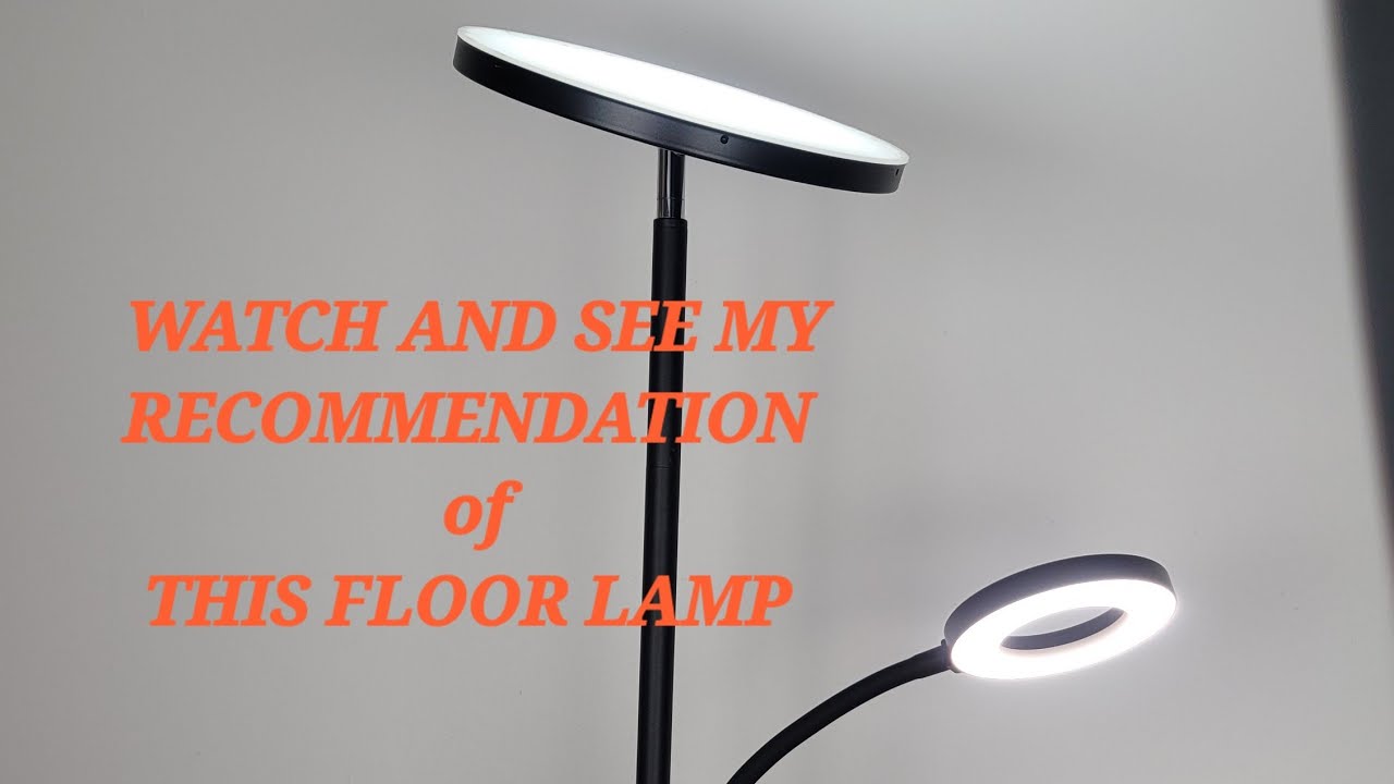 Best floor lamp ( installation and product review) - YouTube