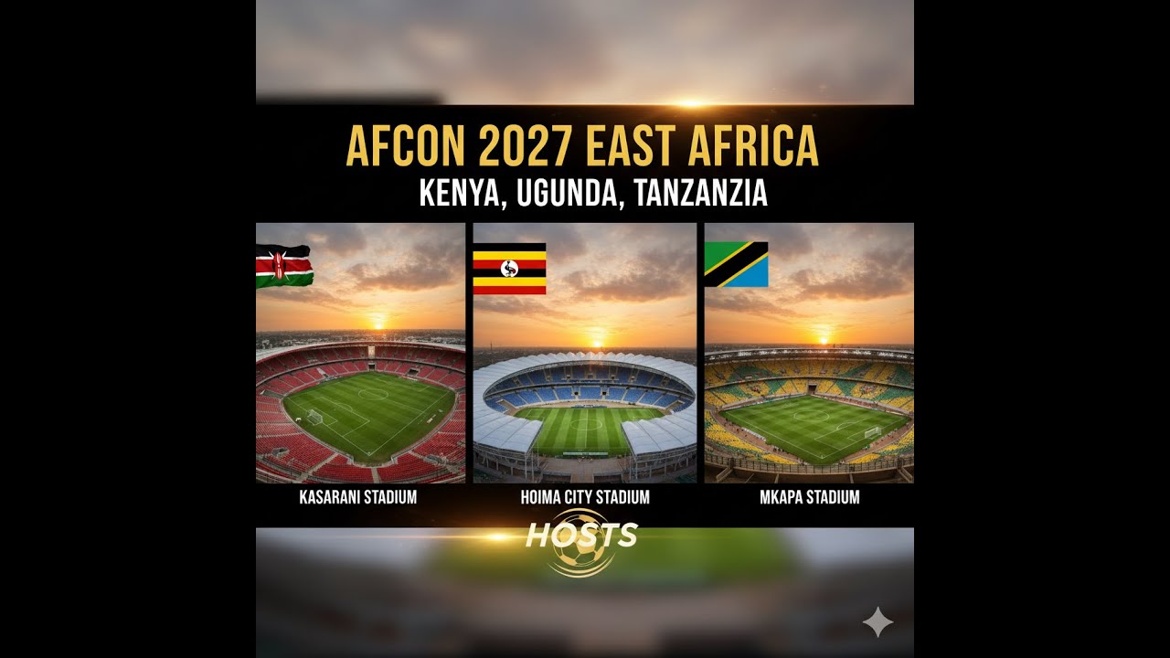 East Africa 2027 AFCON Stadiums | Hoima Stadium ,Talanta Sports City ...
