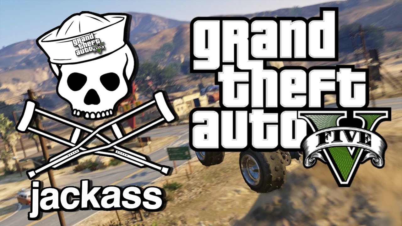 GRAND THEFT JACKASS - Crappy Car Race! (GTA V) - YouTube