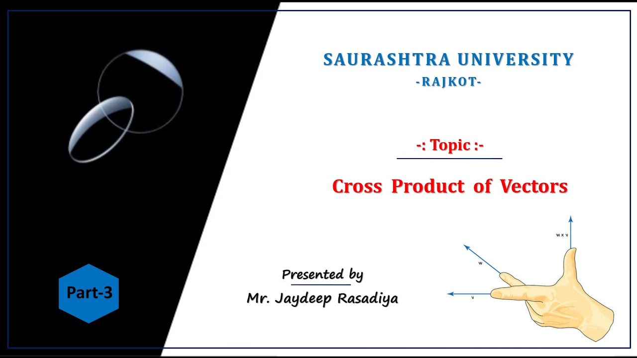 Cross Product of 3D Vectors - YouTube