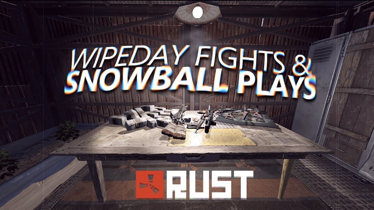 RUST - Wipeday Fights & Snowball Plays! (Rust PVP Highlights) - YouTube