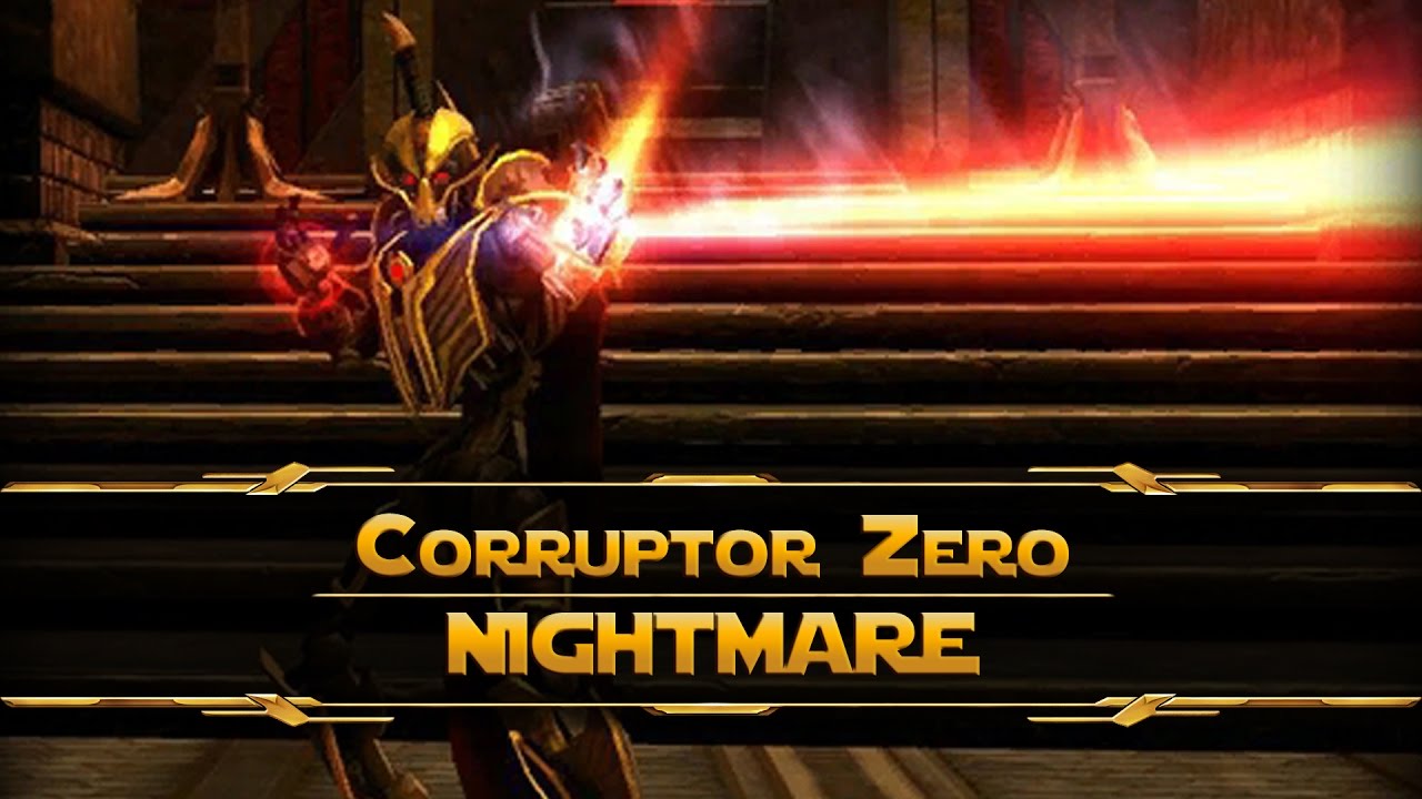 SWTOR - The Dread Fortress - Corruptor Zero [Sith Marauder - Nightmare ...