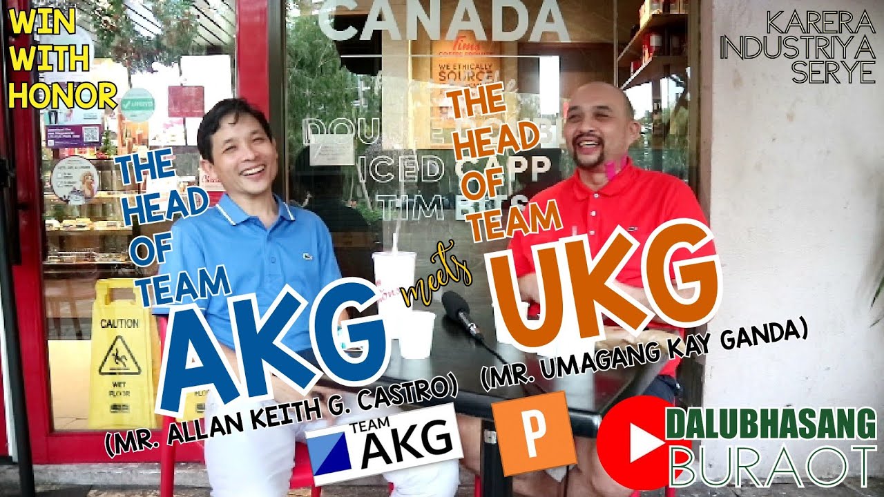 The Head of Team AKG (Mr. Allan Keith G. Castro) meets The Head of Team UKG! Let's get it on ...