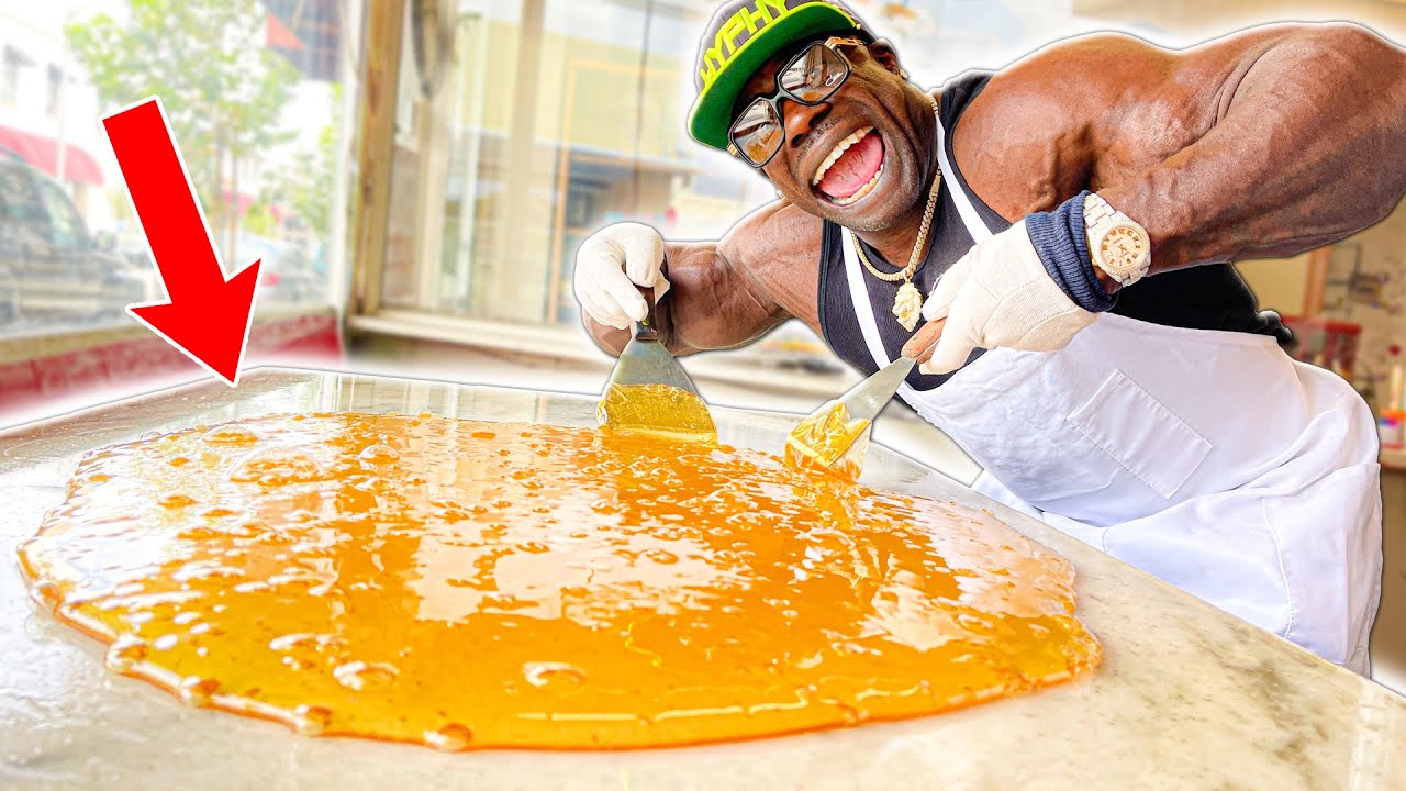 Handmade Candy Making | cotton candy flavor | *DELICIOUS & SWEET* - YouTube