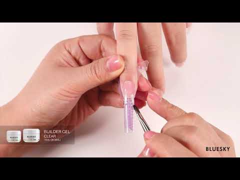 Bluesky Builder Gel | Nail Extension Tutorial