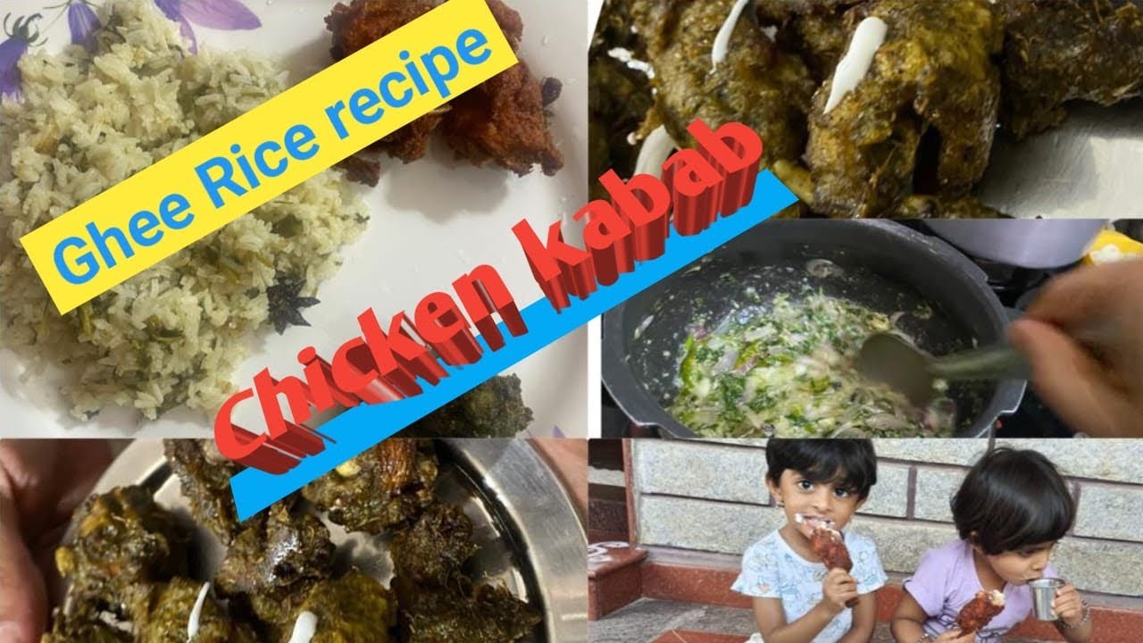 Saturday Evening Vlog Spicy Chicken Kabab Ghee Rice - YouTube