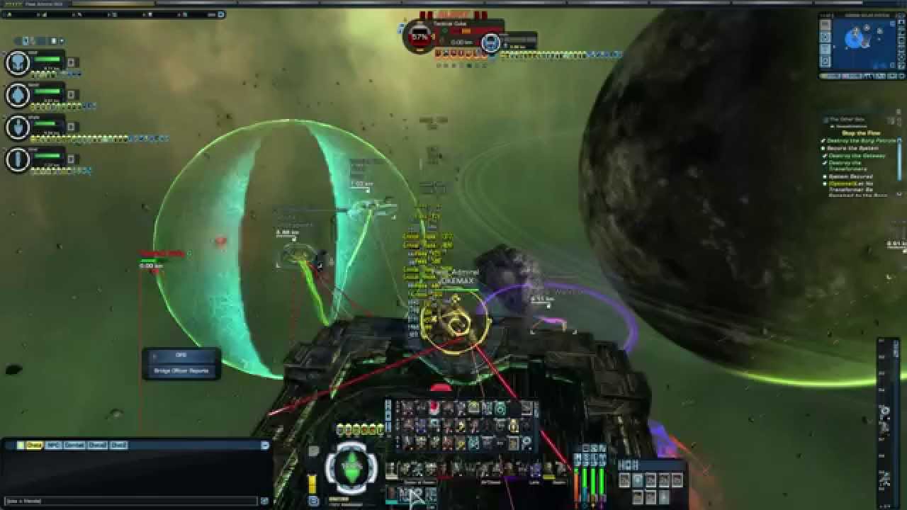 StarTrek Online, /Borg Space,Isa/Krenim Imperium Warship, Iconian 4 ...