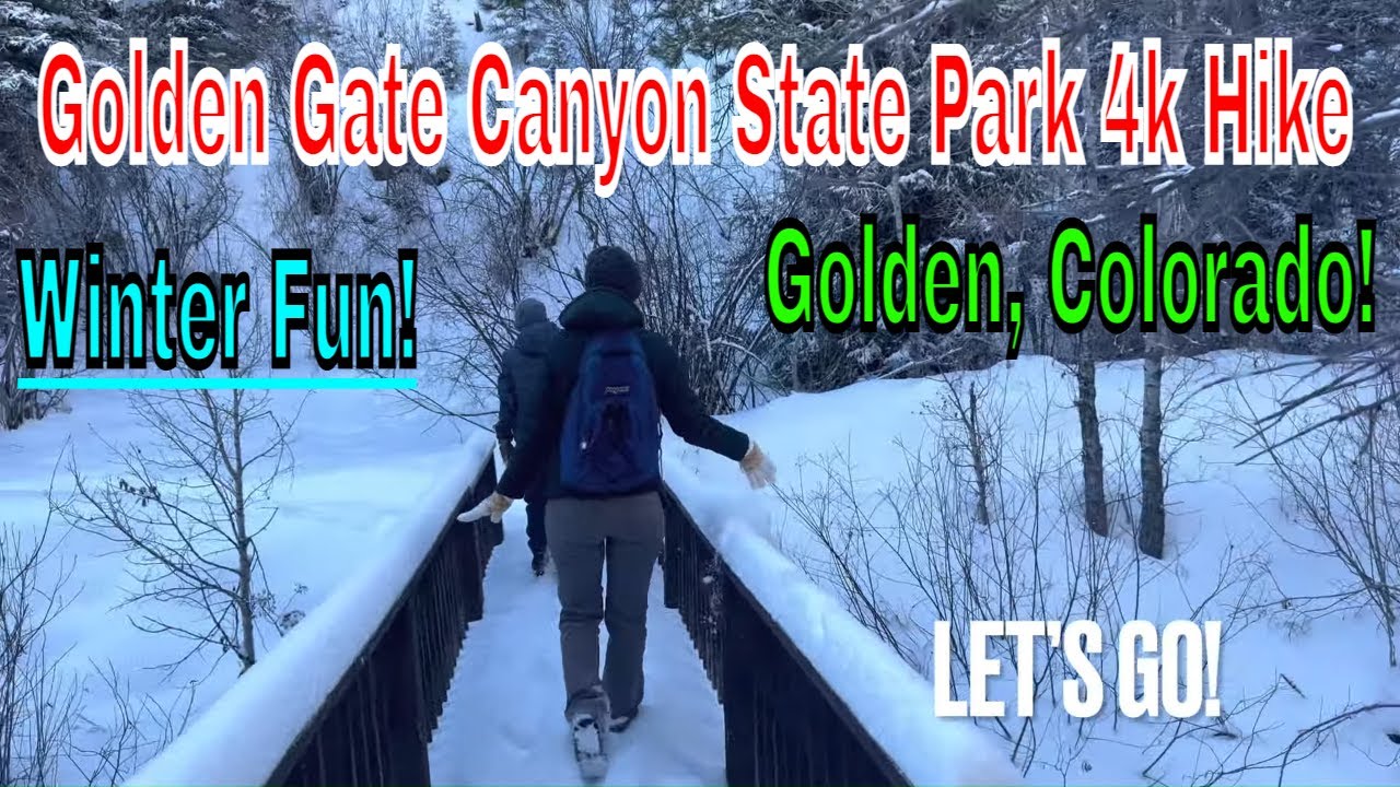Golden Gate Canyon State Park 4K Near Golden Colorado -Fun & Snowy Hike ...