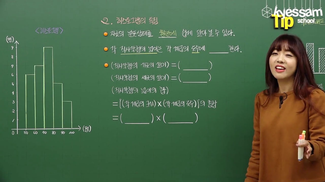 중등인강중1 수학 히스토그램 수박씨닷컴 장계환 선생님 Youtube