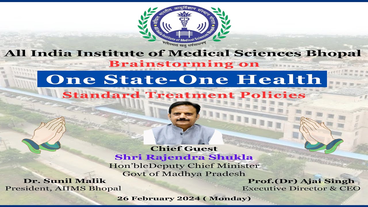 Brainstorming on One State- One Health (Standard Treatment Policies) at ...