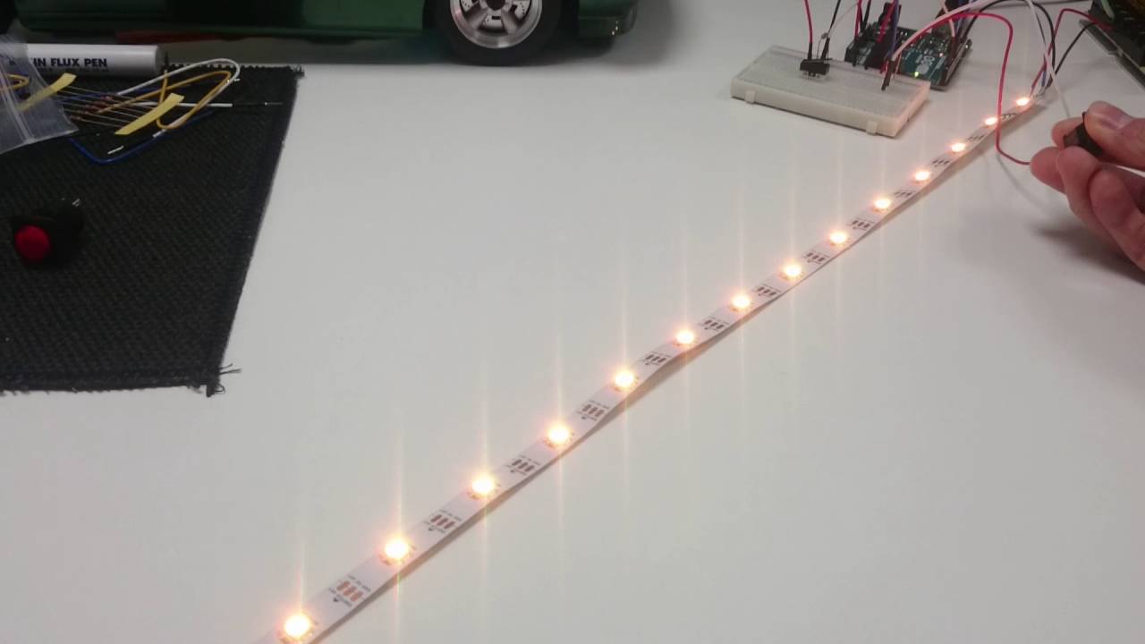 Loop each led - YouTube