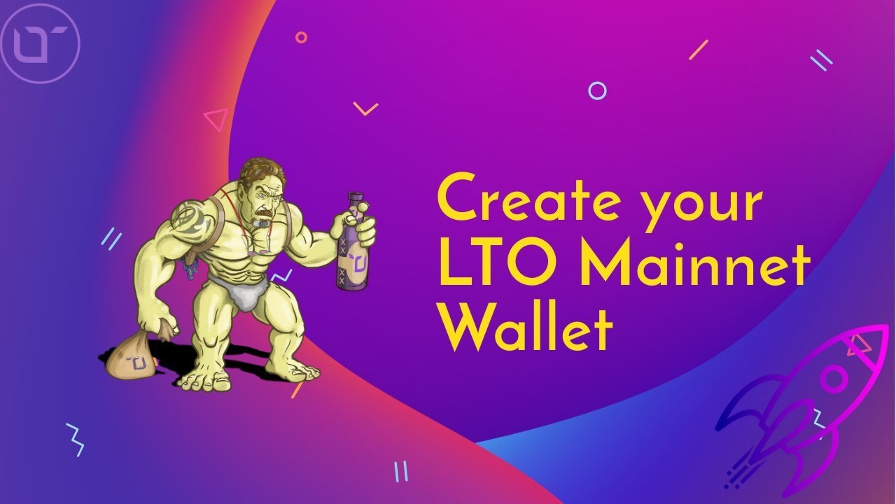 Create your LTO Mainnet wallet - YouTube