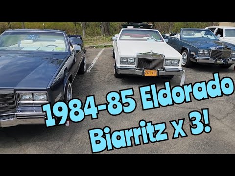 3️⃣ 1984-85 Cadillac Eldorado Biarritz Convertible Drop Top Blue White ...
