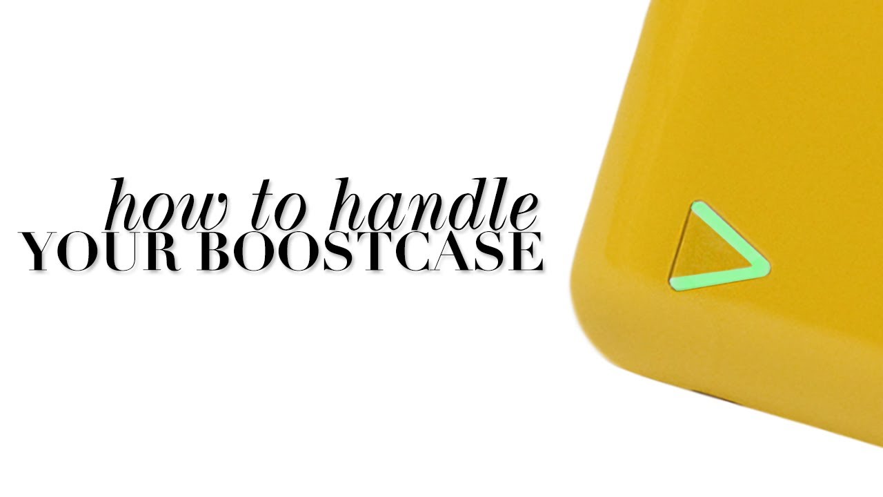 How To Handle Your Boostcase - YouTube