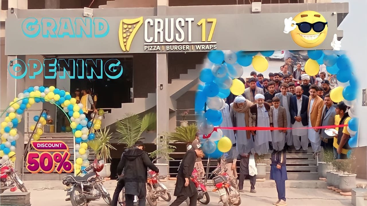 Grand Opening | New Crust 17 Pizza | full enjoy |@YouTube - YouTube