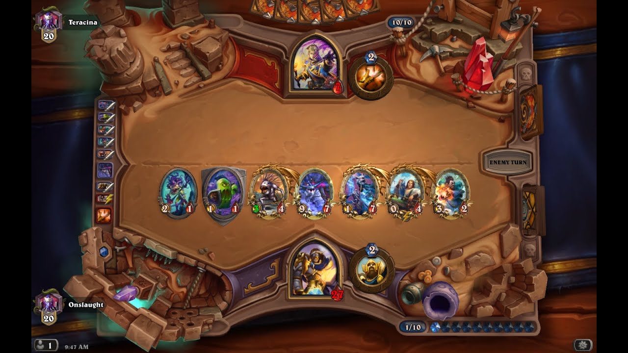 HearthStone WIld Mech & Murloc Deck 7:45 Start of Mech & Murloc - YouTube