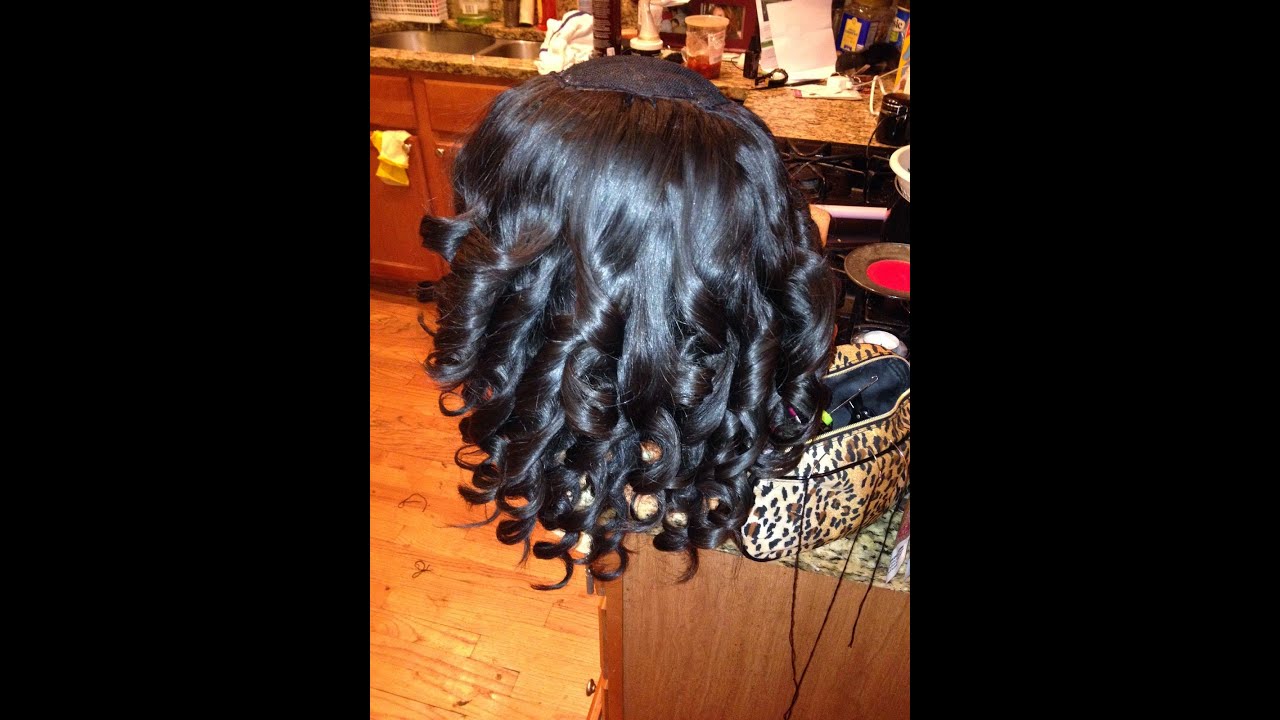 How to make a U-Part Wig with Leave out | STEP BY STEP - YouTube