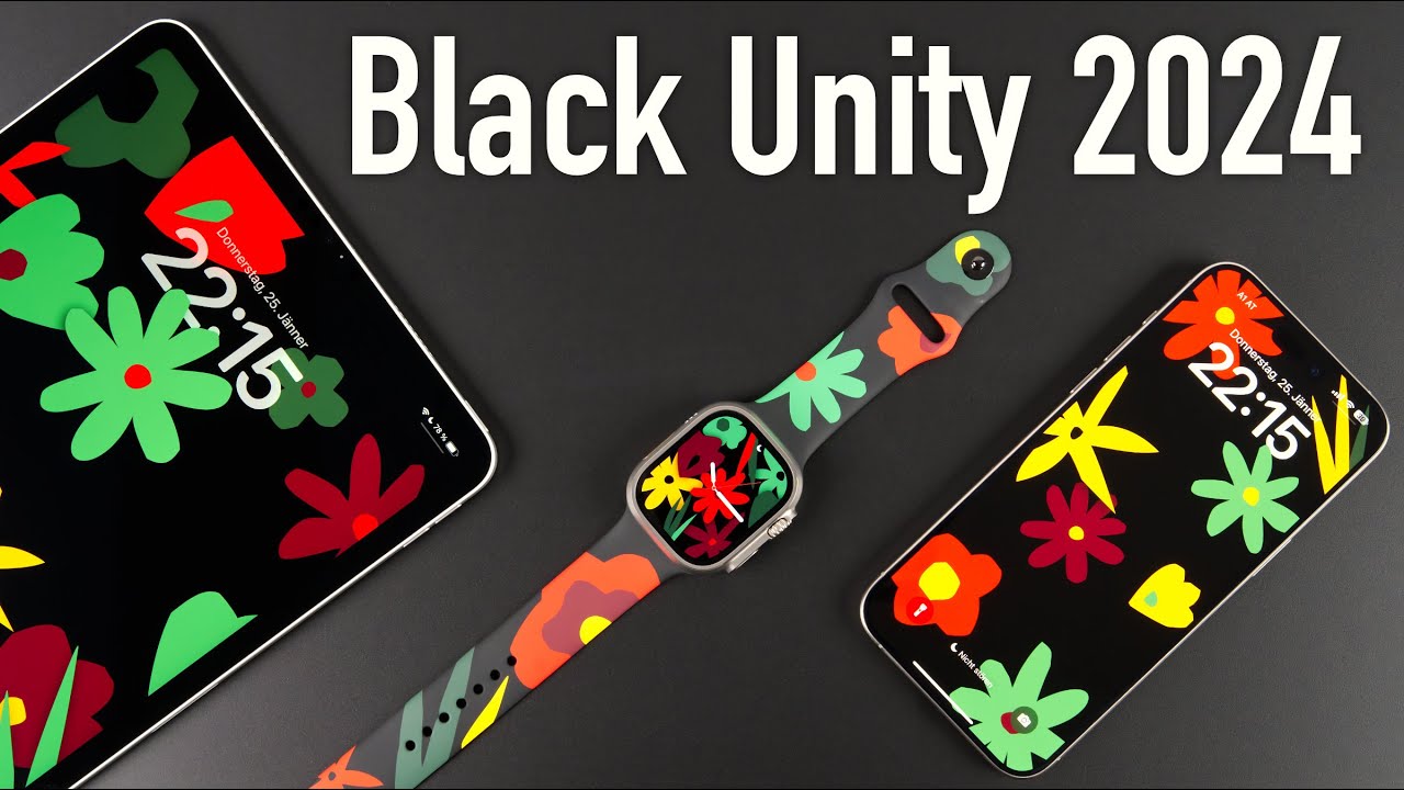 Apple Black Unity 2024 - Neues Armband & Zifferblatt für die Apple Watch - YouTube