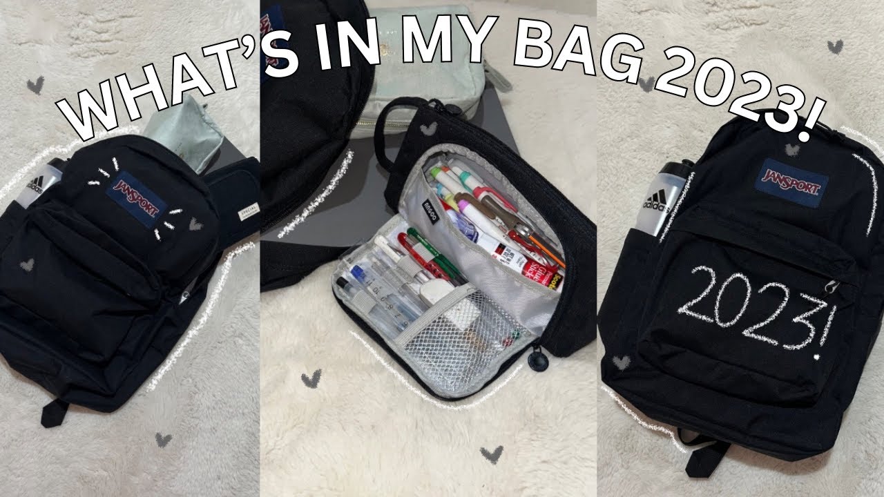 Back to school || What's in my bag 2023 || Essentials + Tips! - YouTube