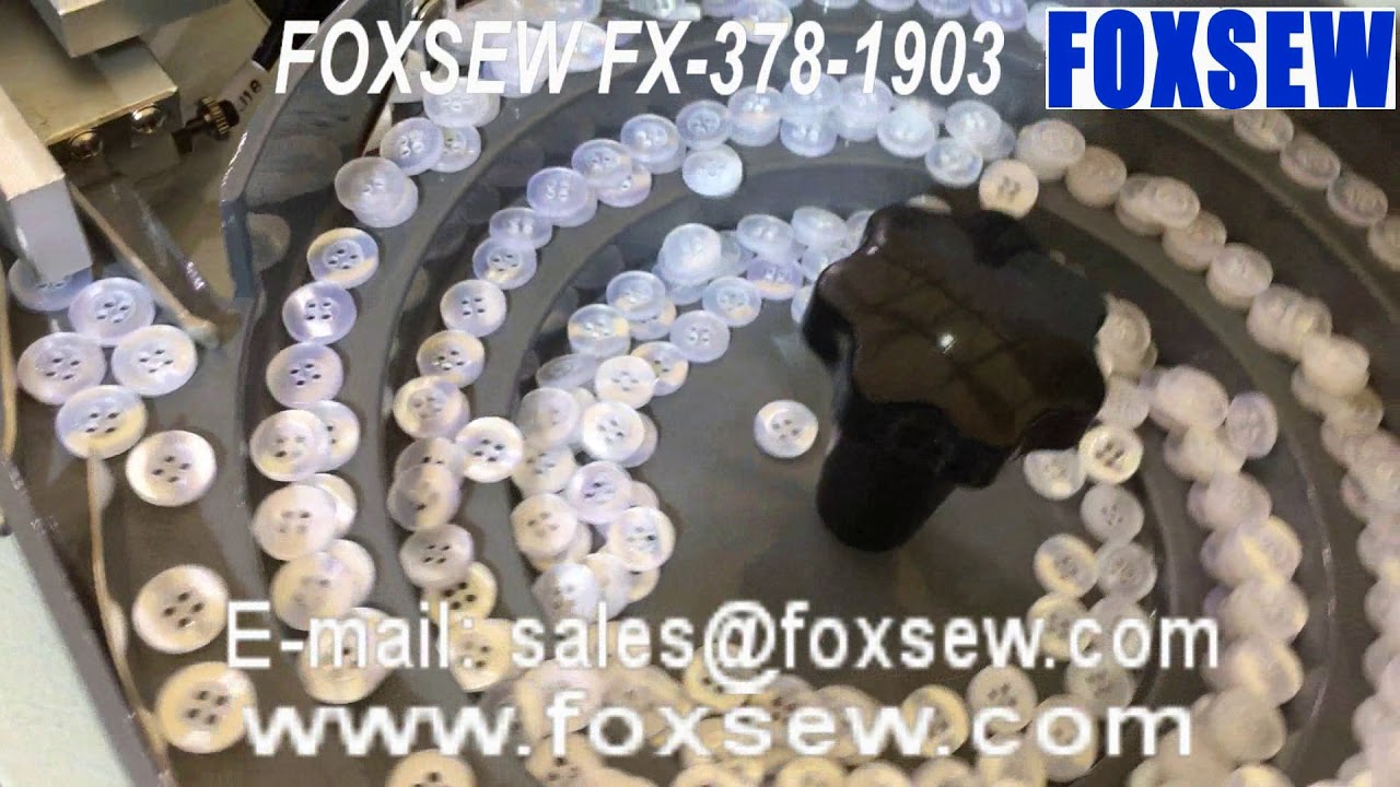 Automatic Feeding Button Attaching Sewing Machine - YouTube
