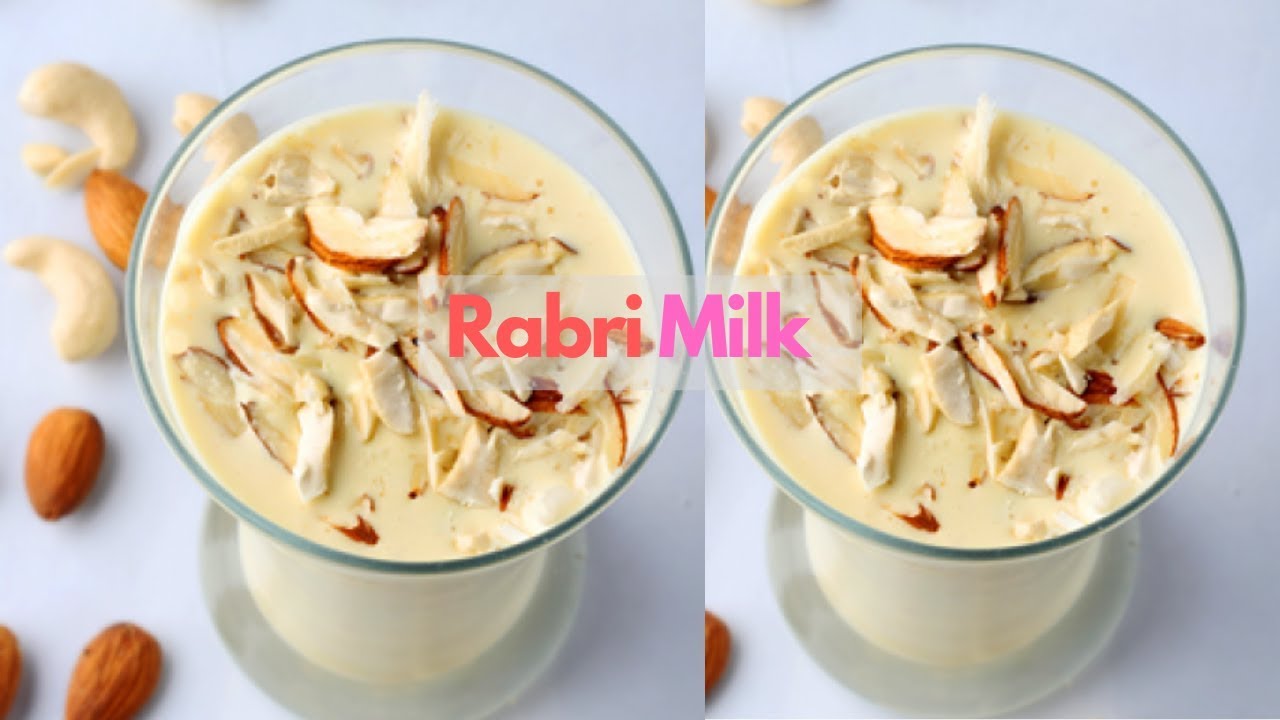 Rabri Milk| Rabri doodh|Rabri Falooda| falooda recipe - YouTube