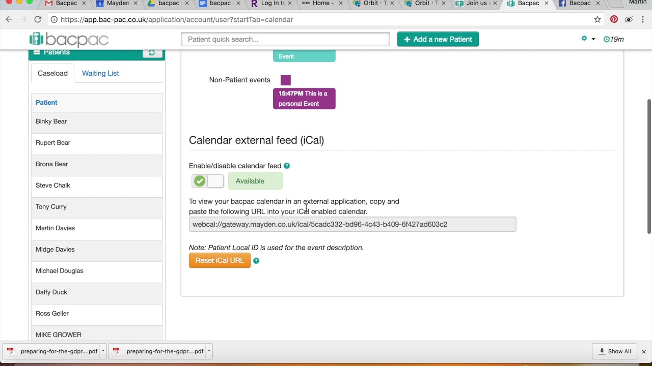 Bacpac: Exploring the system settings features - YouTube
