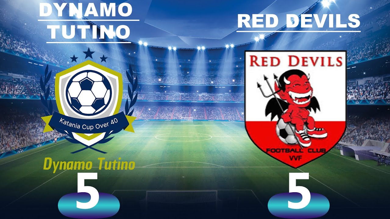 SEMIFINALE DI ANDATA - CHAMPIONS LEAGUE OVER40| DYNAMO TUTINO 5-5 RED DEVILS - YouTube