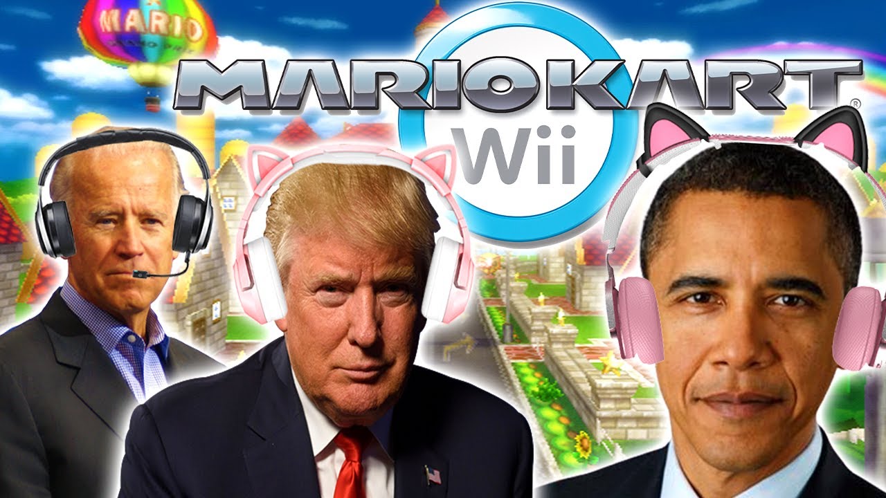 US Presidents Play Mario Kart Wii (RAGE) - YouTube