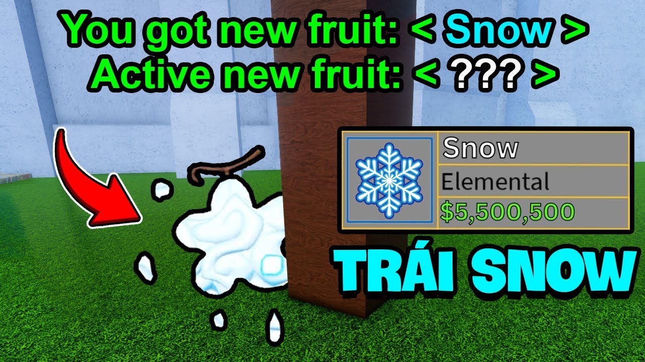 Roblox - Mình Đã SỞ HỮU TRÁI SNOW Trước UPDATE 18 Blox Fruit | Blox ...