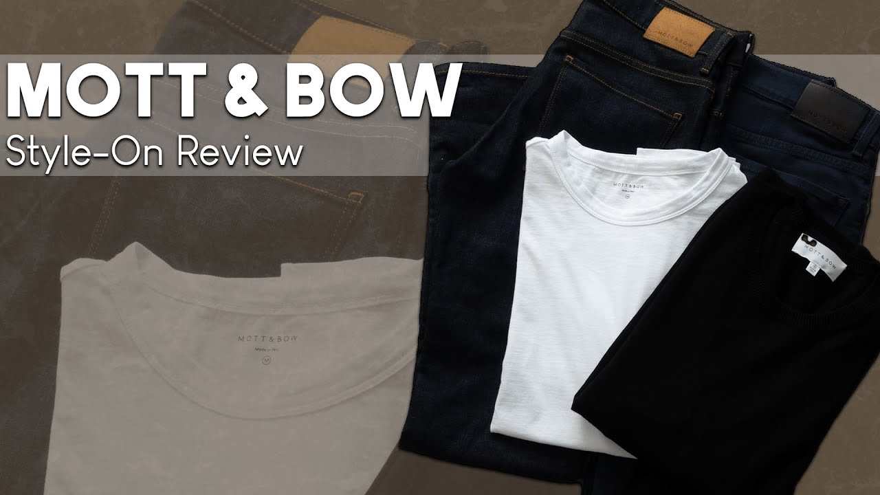 Mott and Bow Style On Review - MEN'S PREMIUM JEANS - YouTube