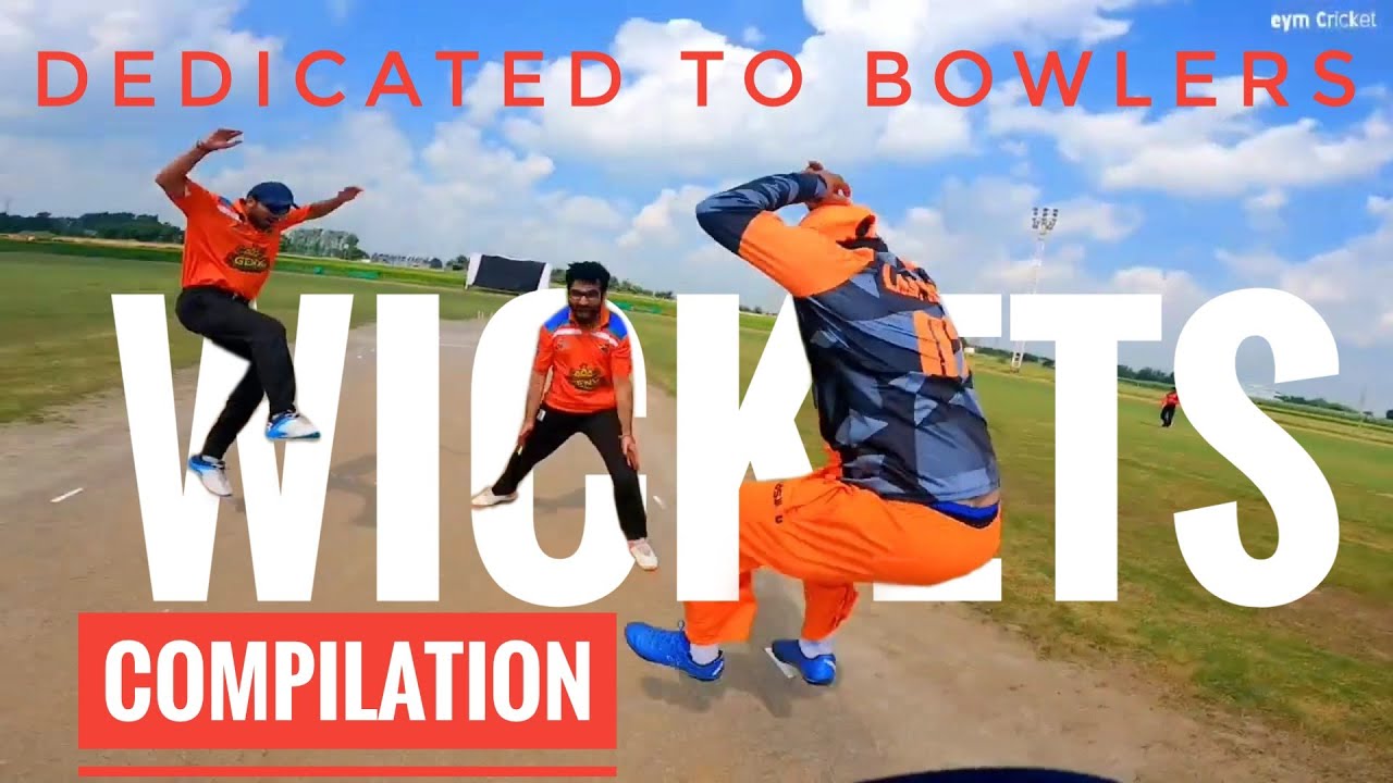 wickets falling | fast bowling wickets Compilation - YouTube