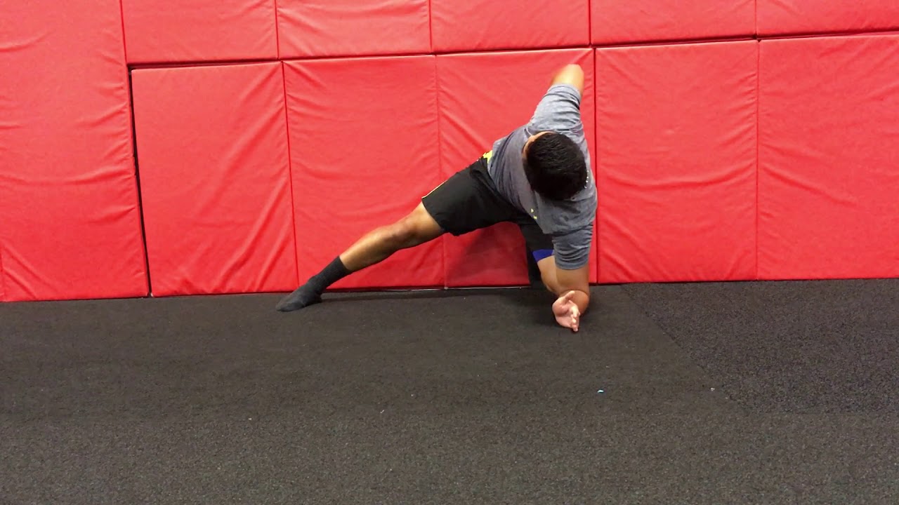 Sit Back With Adductor Stretch and Thoracic Extension Rotation - YouTube