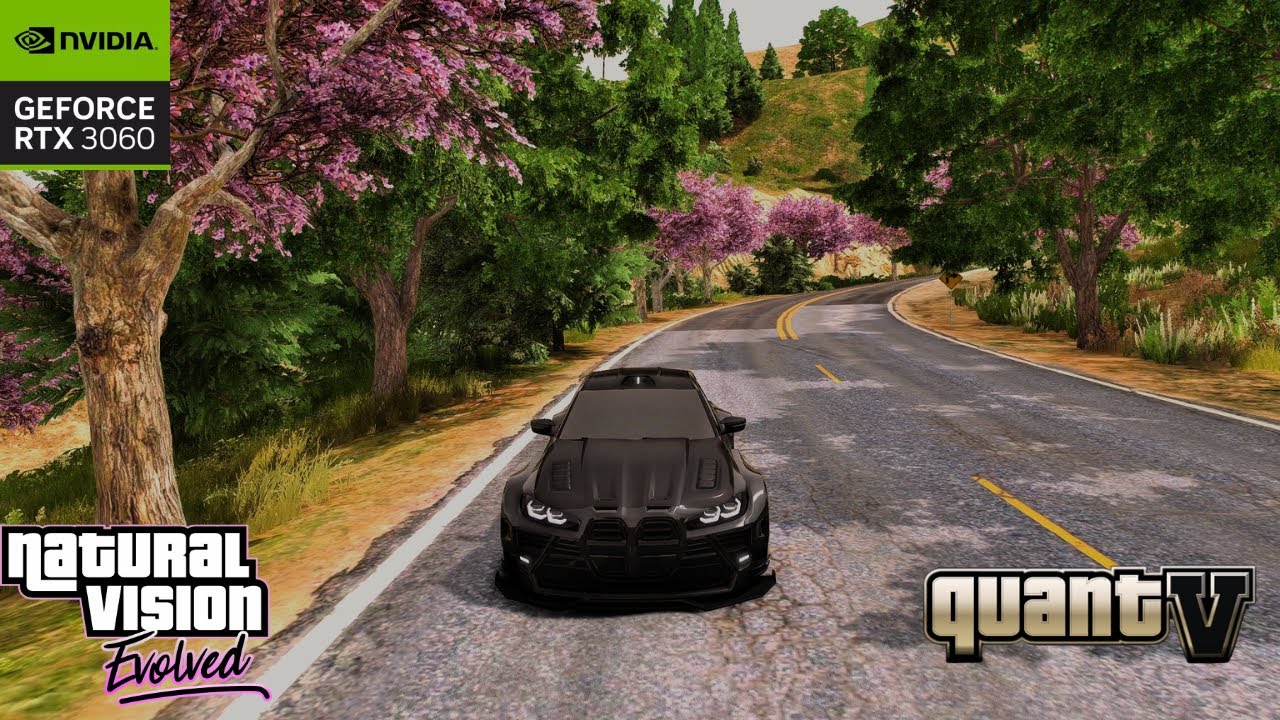 GTA V Insane Graphics Like REAL LIFE!? Natural Vision Evolved + Quant V ...