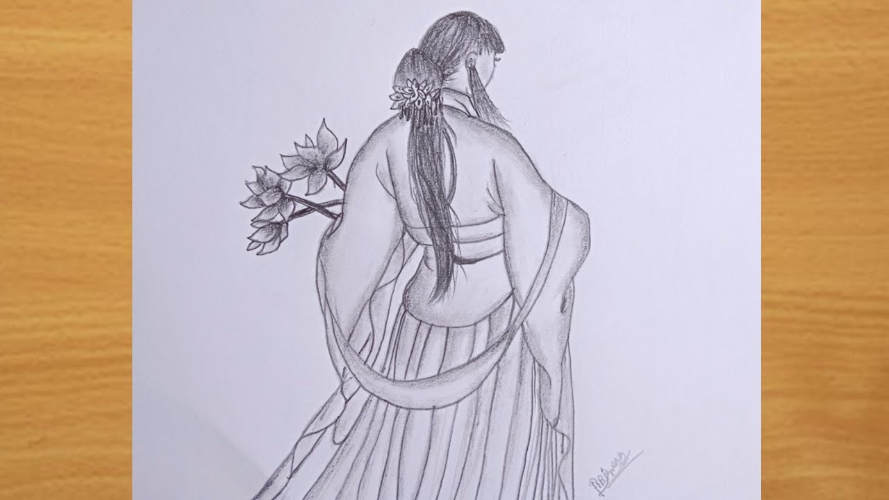 How to draw a Chinese girl with traditional dress || tutorial for ...