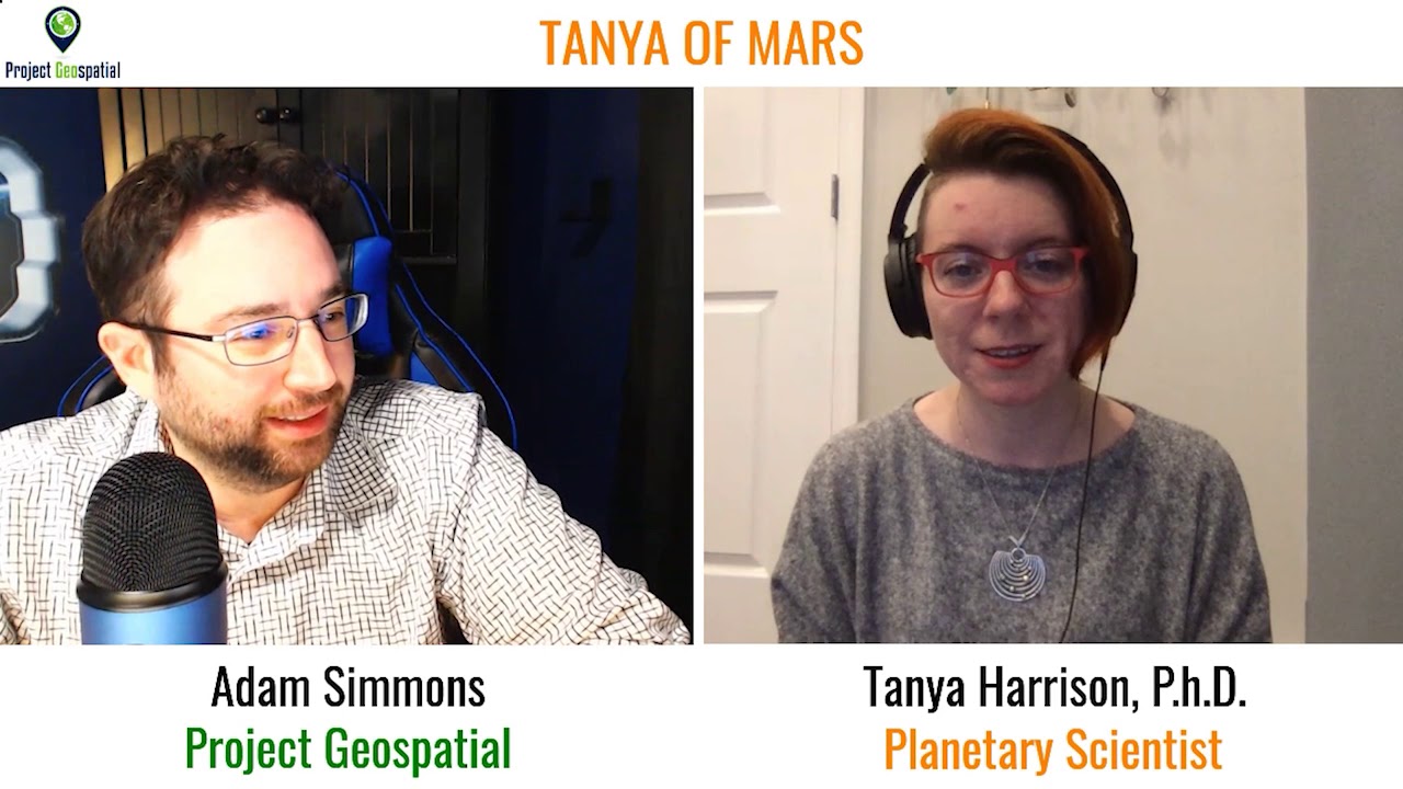 Project Geospatial - Tanya of Mars - Dr Tanya Harrison - YouTube