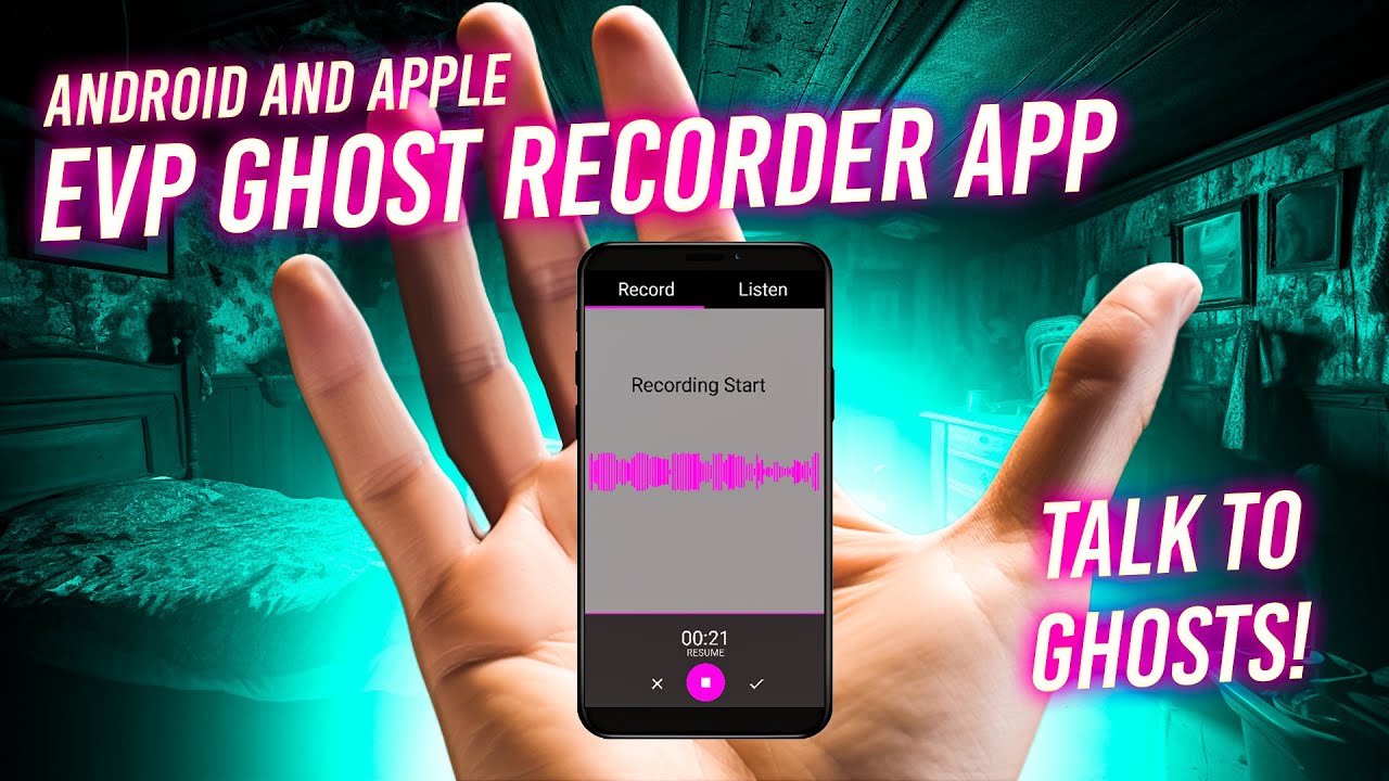 How to use the EVP Recorder Pro App for Ghost Hunting - YouTube