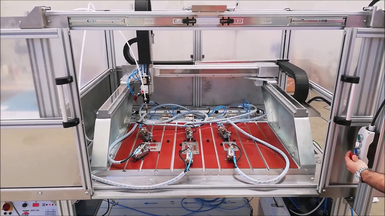 AUTOMATIC STUD WELDING MACHINE (SW800-600) by SIMULO AUTOMATION - with ...