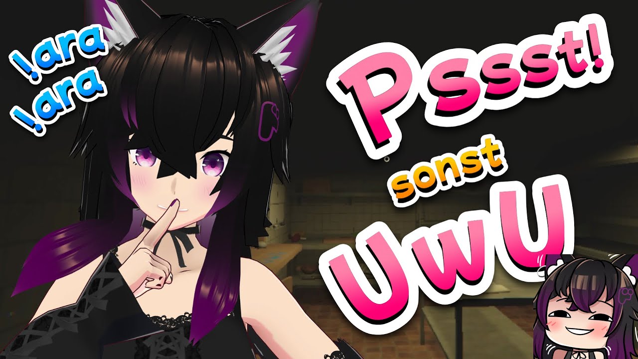 PSSST! - UwU Spezial im Horror Kiosk | Sei leise, sonst UwU #vtuber #gervtuber #uwu - YouTube