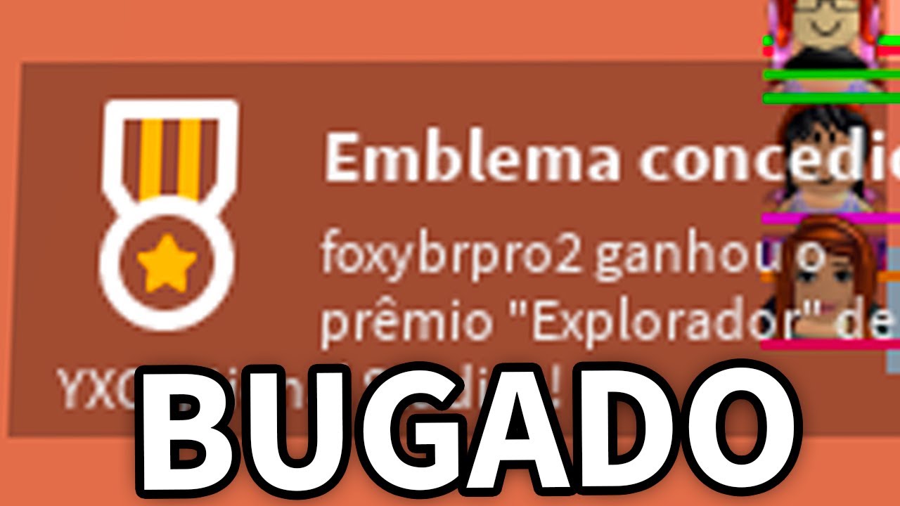 BADGES ESTÃO BUGANDO O ROBLOX! - YouTube