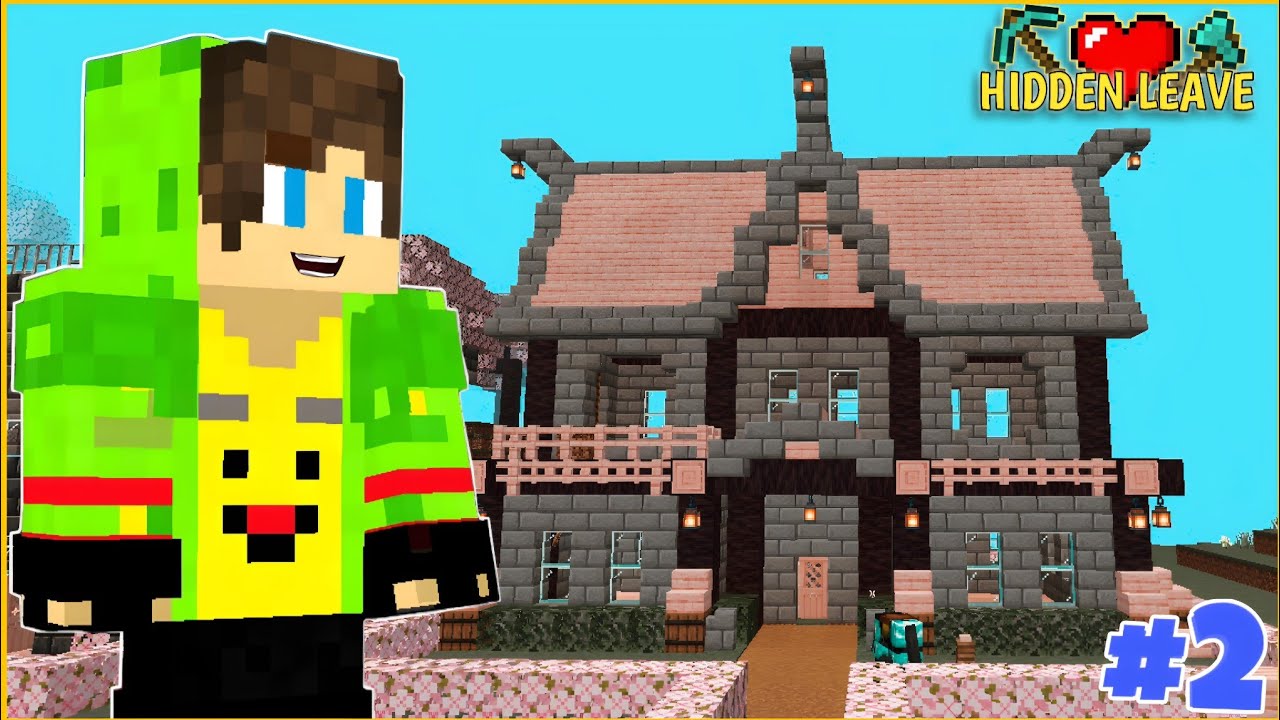 I Made A Most Beautiful SURVIVAL HOUSE🔥 in Minecraft Pe SMP | HIDDEN ...