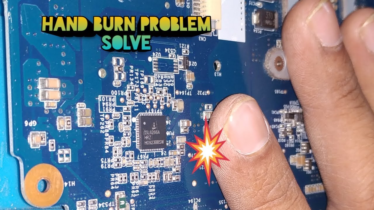 Laptop Motherboard Short Circuit Remove (Easy Way Without Burn Hand ...