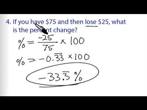 Math Antics: Calculating Percent Change (Exercises Video) - YouTube