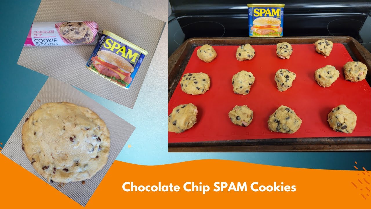 CHOCOLATE CHIP SPAM COOKIES - YouTube