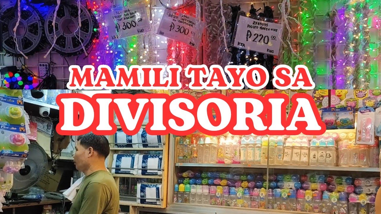 DIVISORIA VLOG: NAMILI KAMI NG PANINDA SA BOTIKA, CHRISTMAS DECOR ...