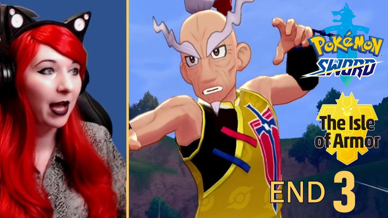 Battling Dojo Master Mustard - Pokemon Sword Isle Of Armor DLC ENDING ...
