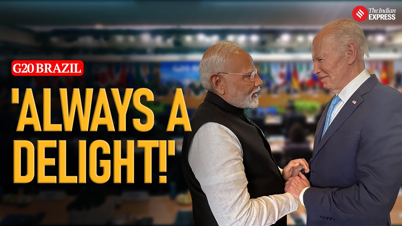 G20 Summit 2024: PM Modi Meets President Biden at G20 Summit in Rio ...