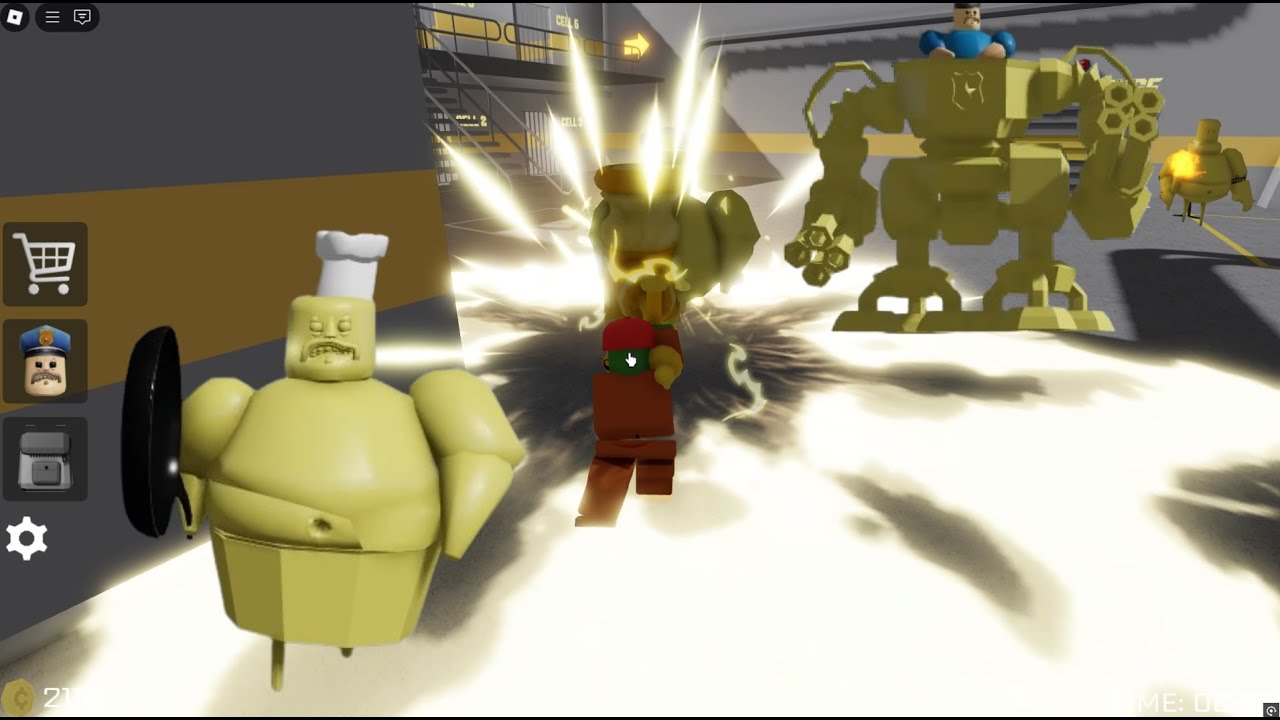 Turning Barrys in GOLD with New Item JUSTICE Baton in Barry Prison Run ...