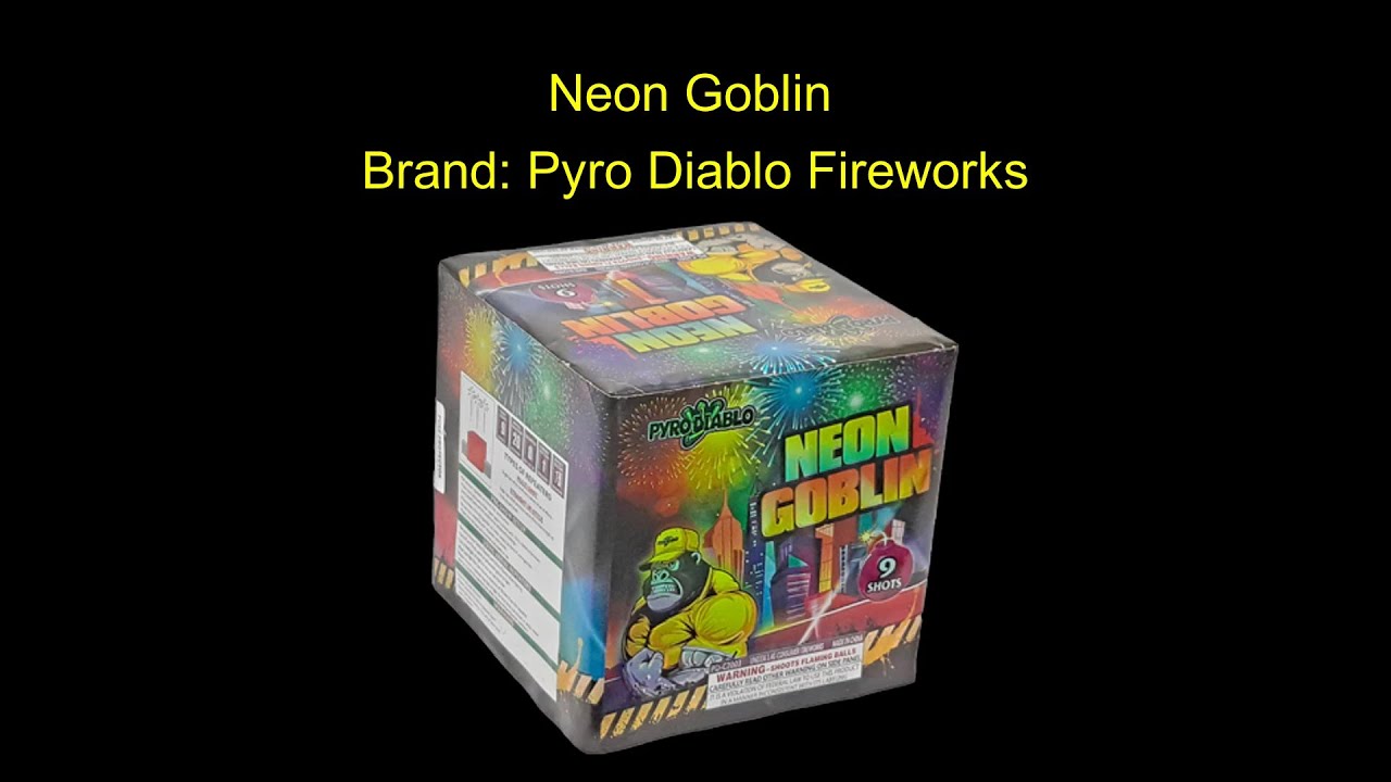 Neon Goblin Pyro Diablo Fireworks - YouTube