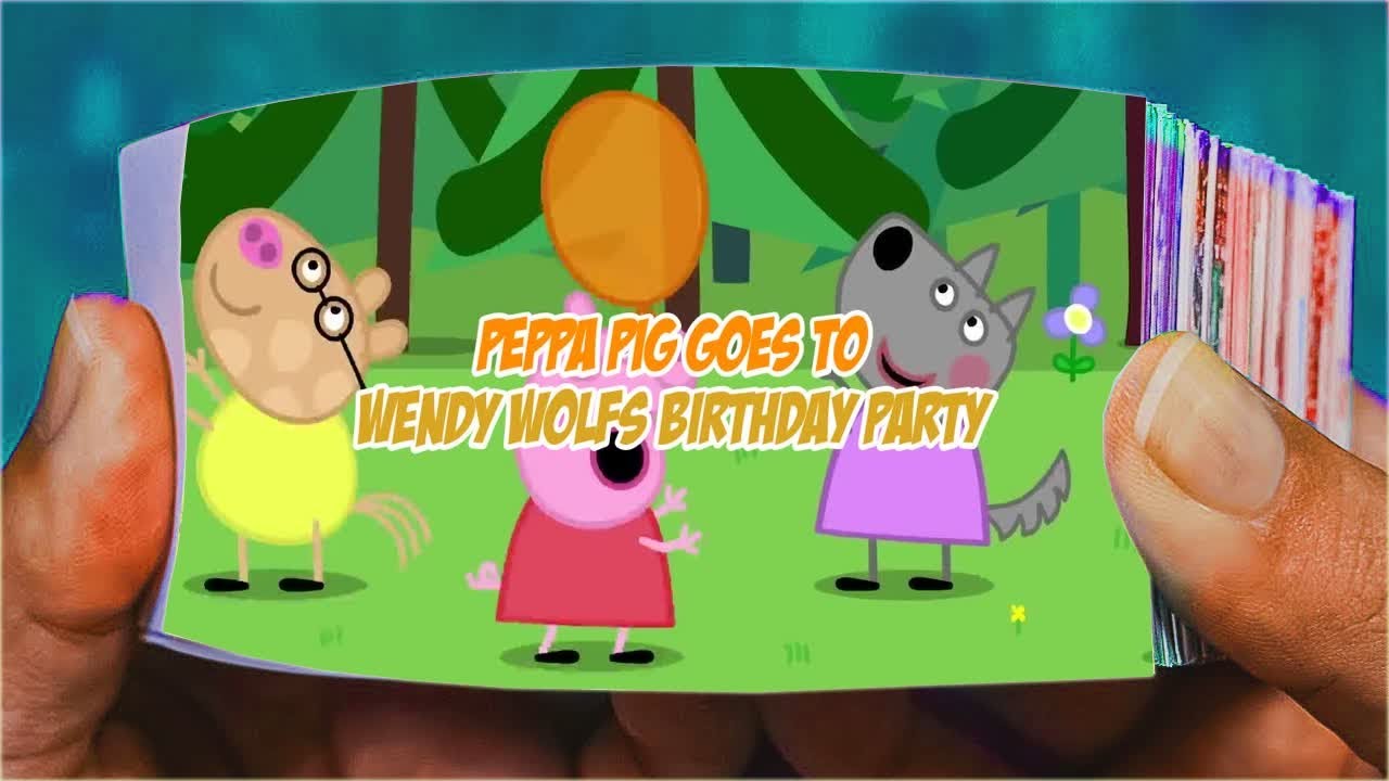Peppa Pig Goes To Wendy Wolf's Birthday Party! - YouTube